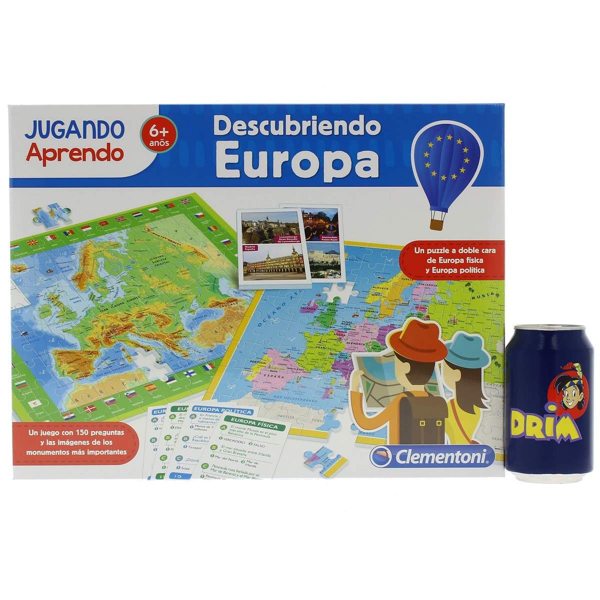 Descubriendo Europa Puzzle/Mapa Geográfico - Drim