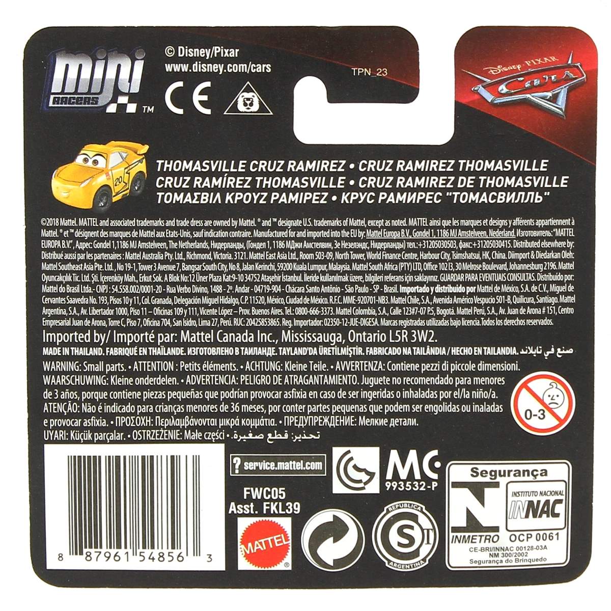 Cars Mini Racers Cruz Ramírez en Thomasville - Drim