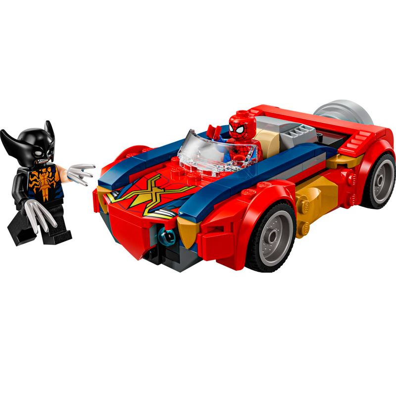 Lego Marvel Coche de Spider-Man vs. Lobezno Venomizado - Drim