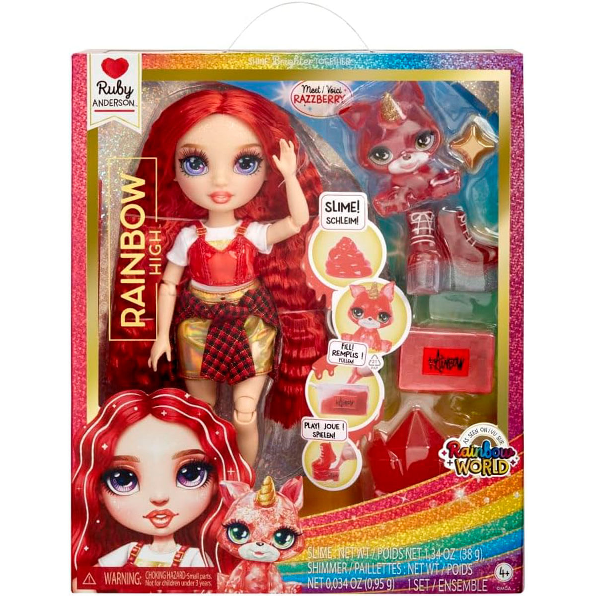 Rainbow High Rainbow World Muñeca Ruby Anderson - Drim