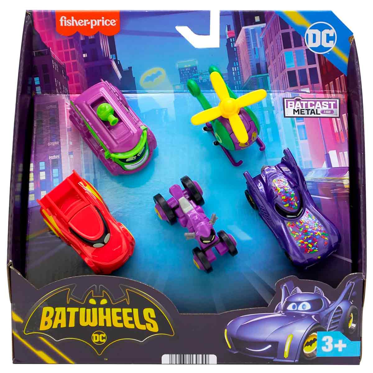 Batwheels Pack 5 Vehículos - Drim