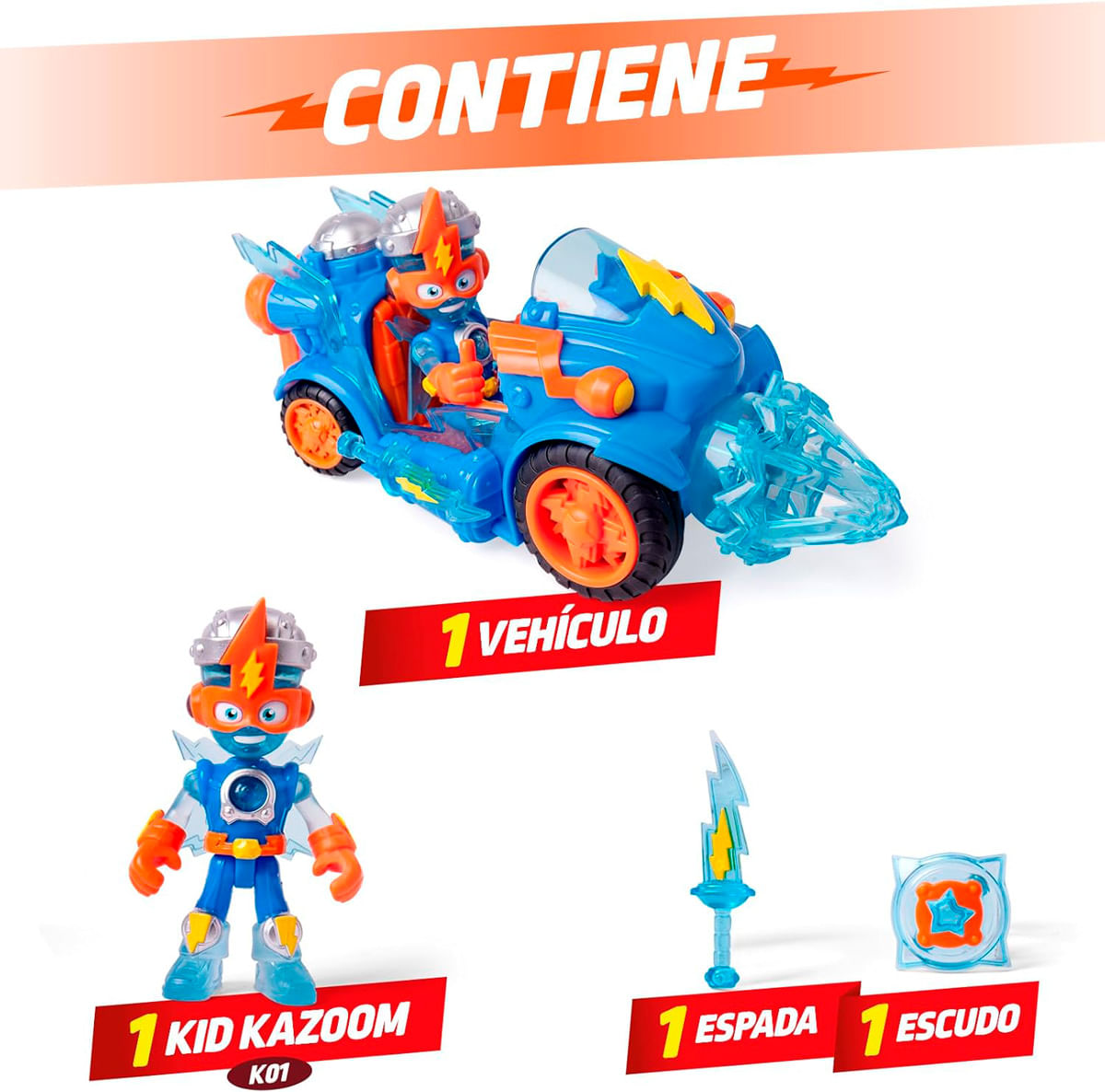 Superthings Power Kid Kazoom Vehículo de Combate