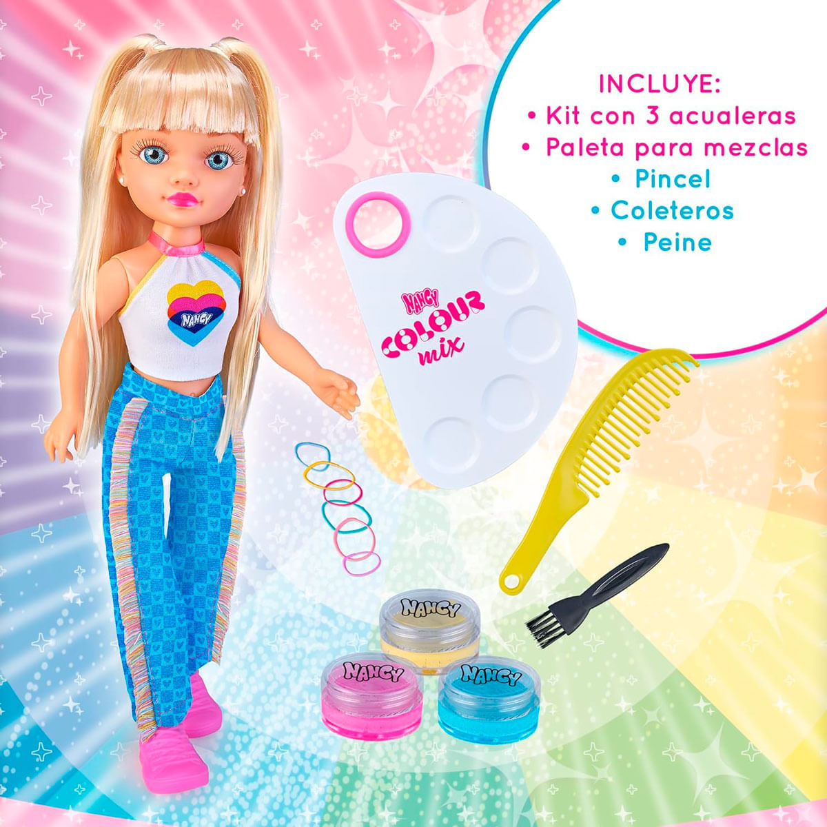 Nancy Colour Mix Muñeca - Drim