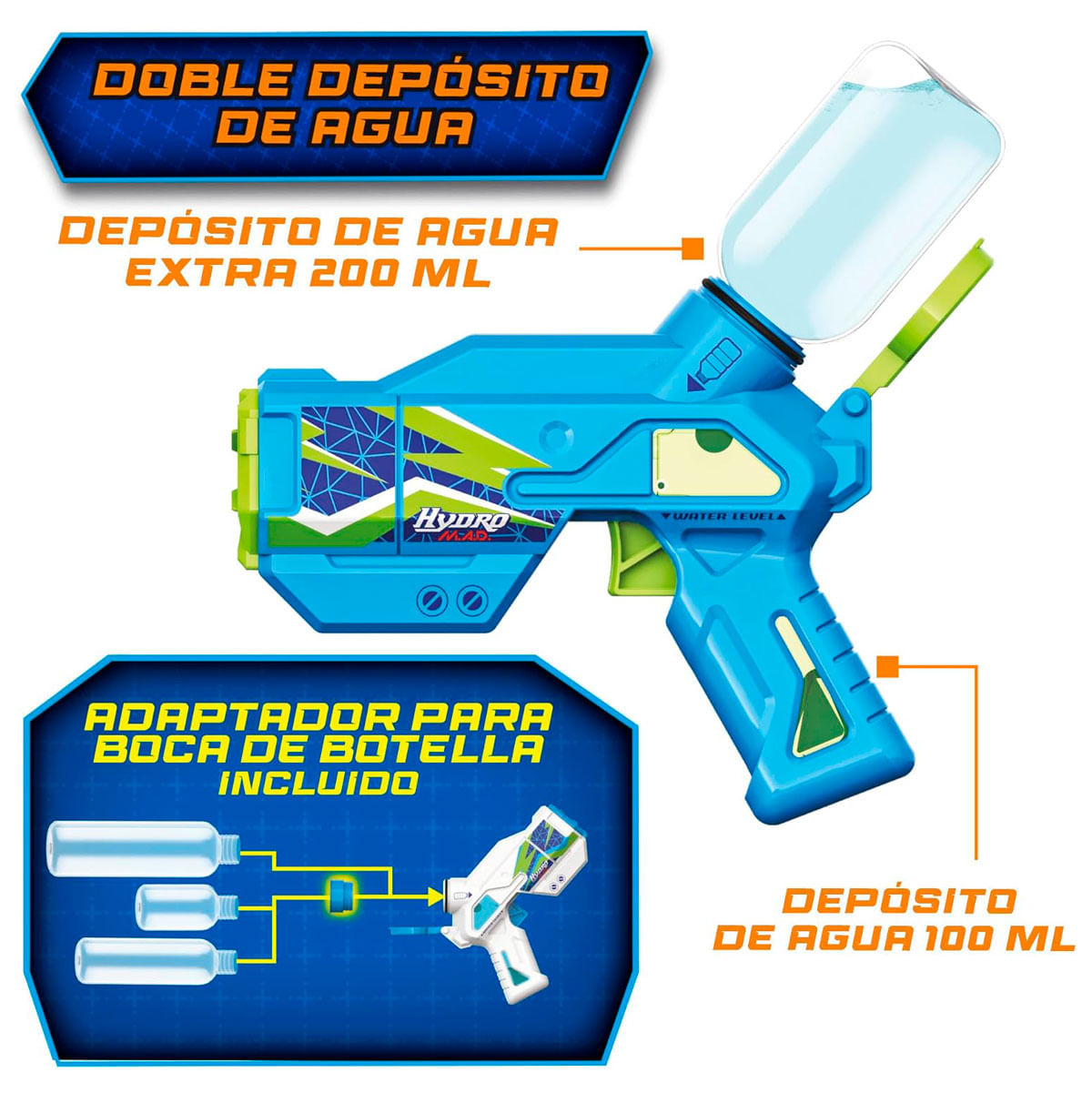 Hydro M.A.D Mini Blaster Pack Doble - Drim