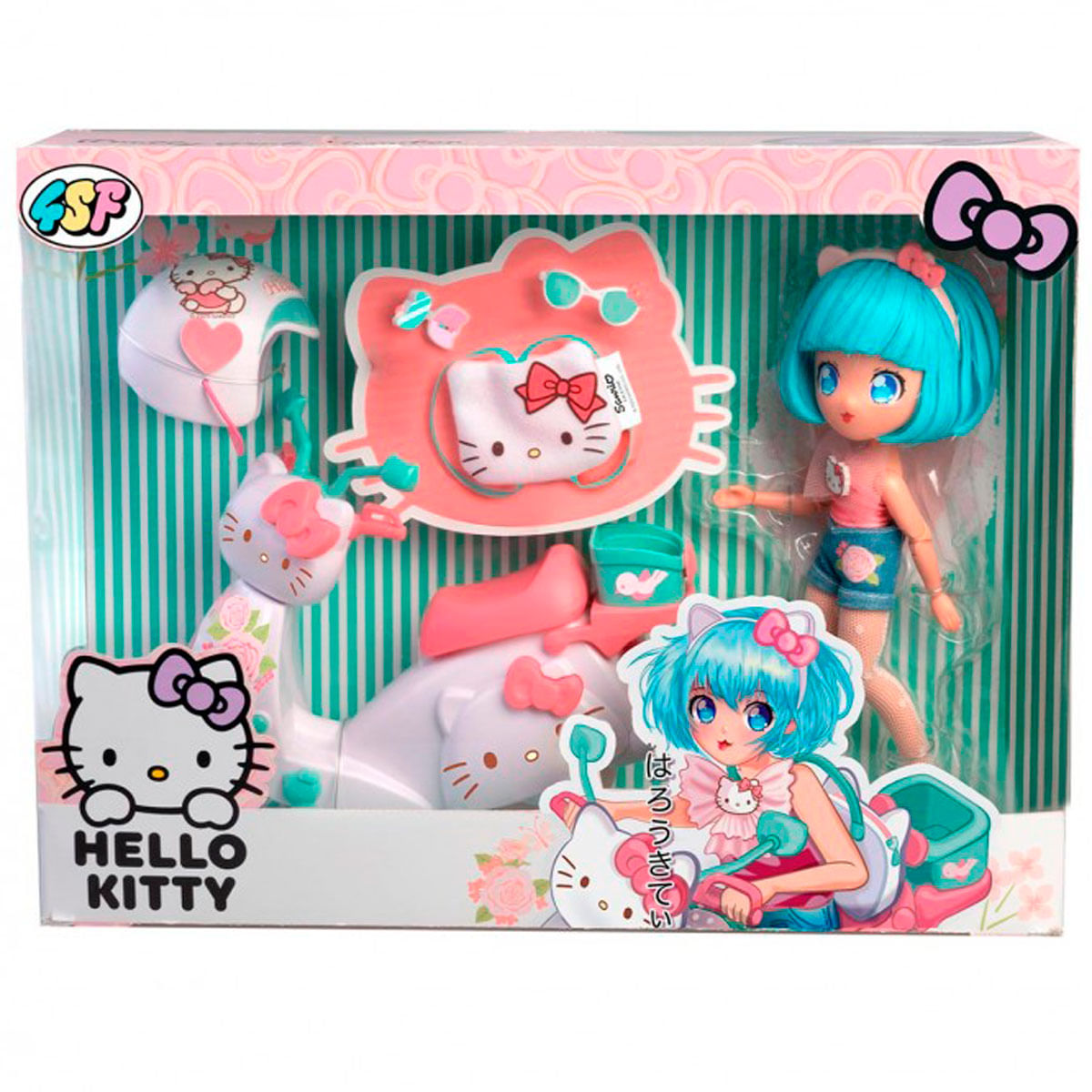 Hello Kitty Muñeca Pretty Pink Scooter - Drim