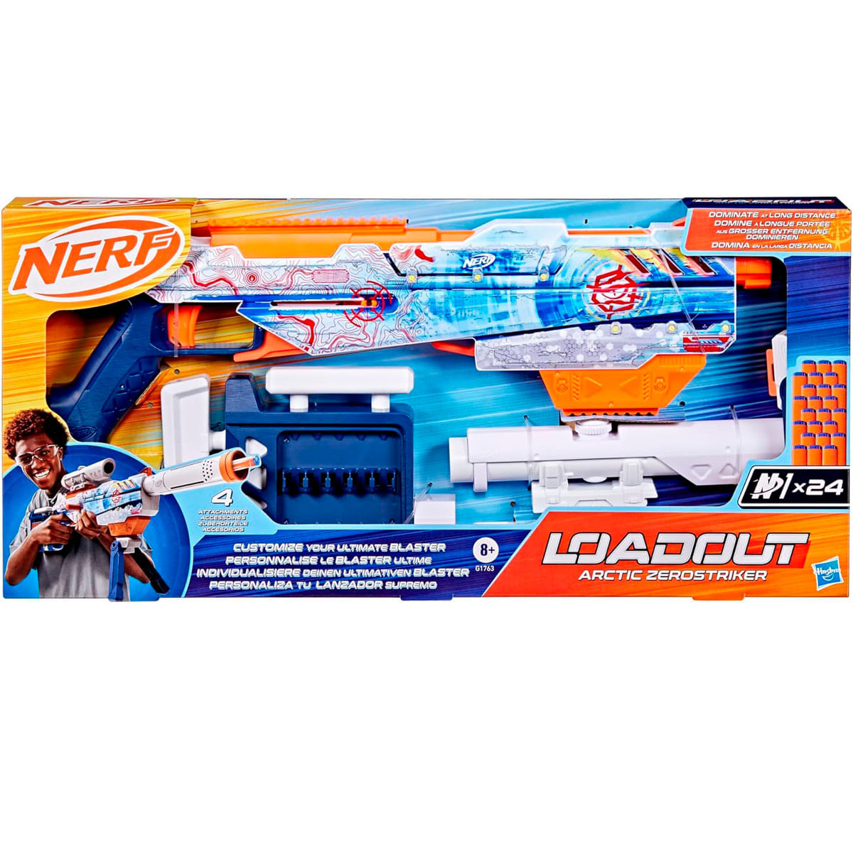 Nerf Loadout Lanzador Arctic Zerostriker - Drim